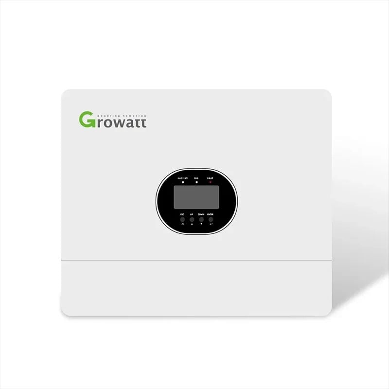 Гібридний інвертор Growatt SPF 6000 ES Plus, 48 В, 6000 Вт, 100 А (безперебійник, UPS, ДБЖ) ціна ...